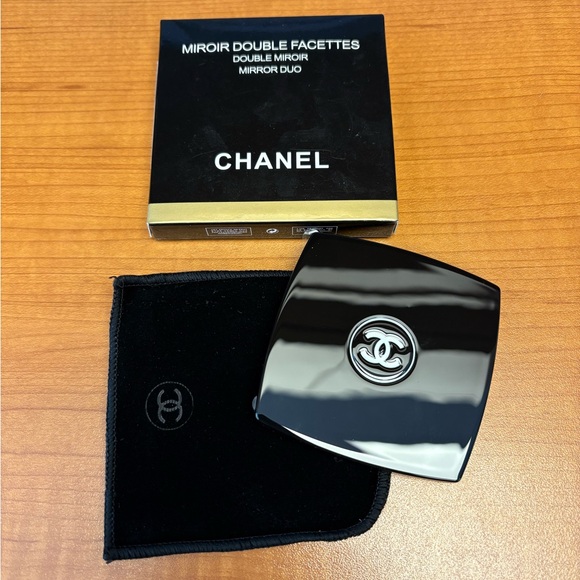 CHANEL | Makeup | Chanel Beauty Black Limited Edition Double Mirror ...